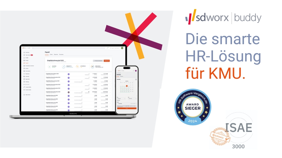 SD Worx Buddy - die Software für KMU | SD Worx